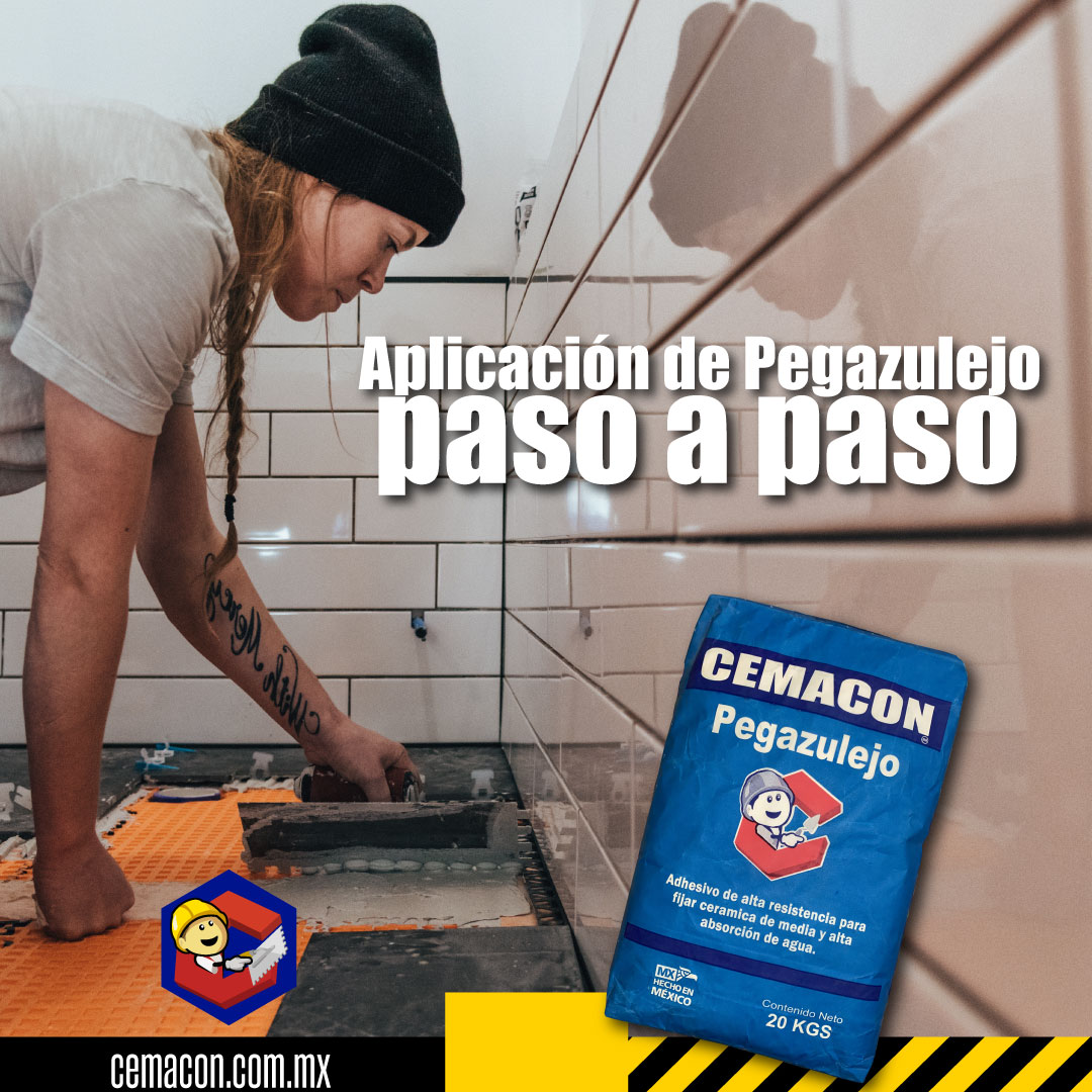 Cemacon | Cinco pasos para preparar tu Pegazulejo